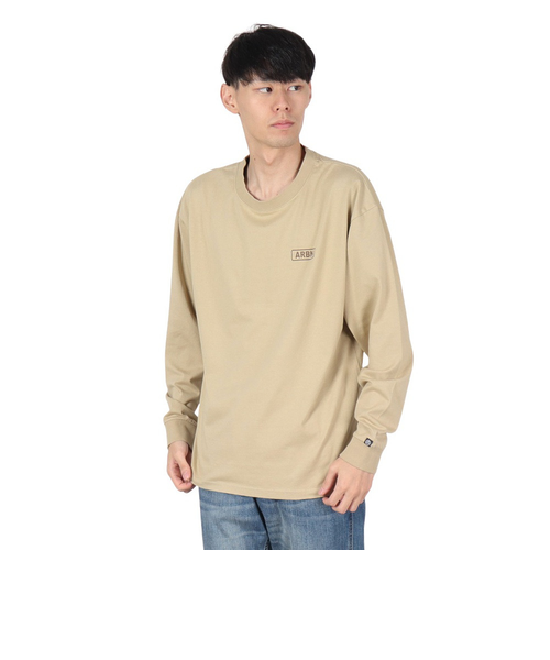 エアボーン（ARBN）LOGO 長袖Tシャツ AB2024FWM-APP001SBEG｜スーパースポーツゼビオの通販｜&mall（アンドモール ...