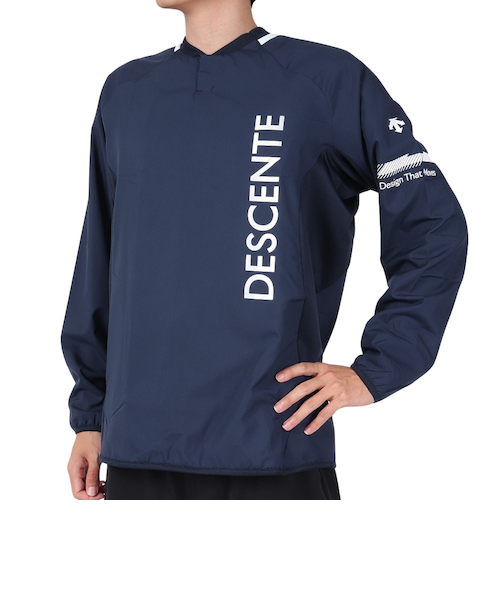デサント（DESCENTE）バレーボールウェア ウインドブレーカー ウォーマージャケット 長袖 ピステ DVUWJF30 NV｜スーパースポーツゼビオの通販｜&mall（アンドモール）三井 ...