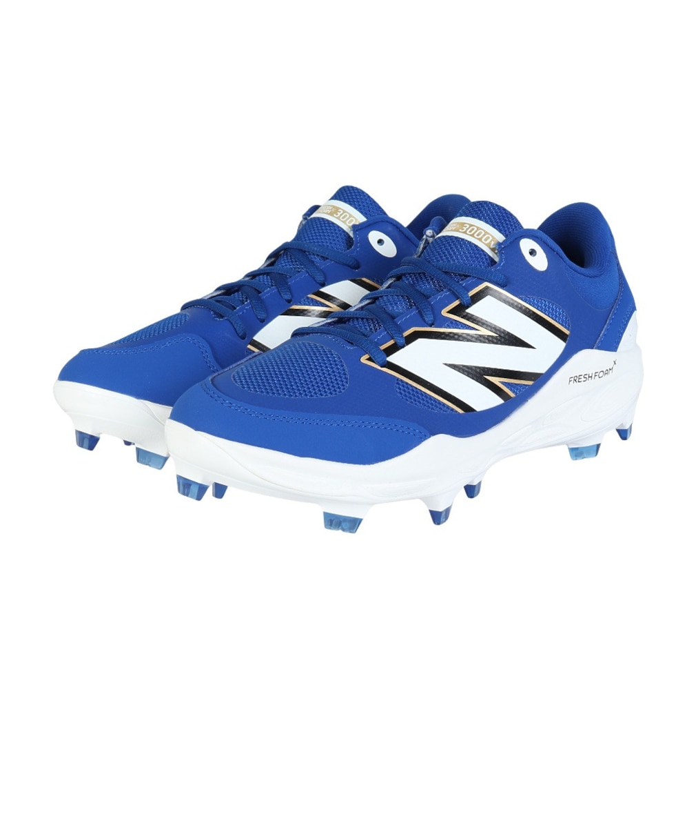 ニューバランス（new balance）【2025年モデル】野球スパイク ポイント 3000v7 PU Molded PL3000B7 2E ...