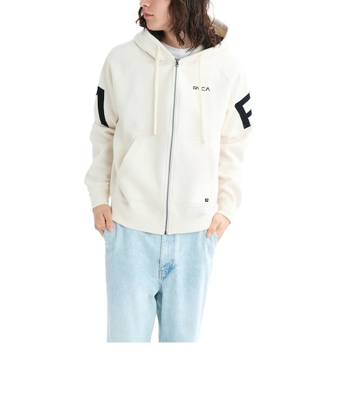ルーカ（RVCA）ARCH BACK SIDE ジップフーディー BF042019 ANW｜スーパースポーツゼビオの通販｜&mall（アンド ...