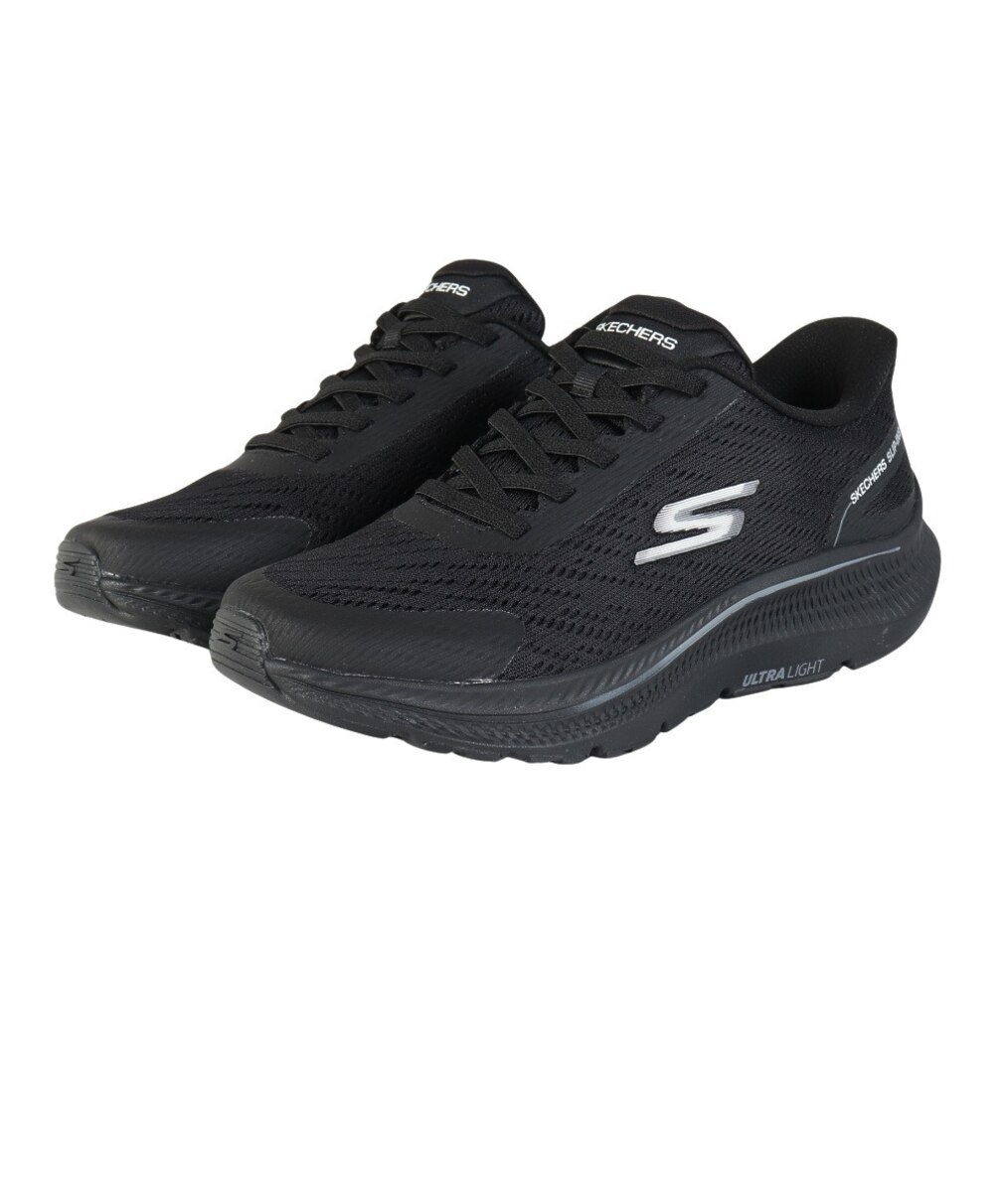 スケッチャーズ（SKECHERS）ウォーキングシューズ スリップインズ ゴーラン コンシステント 2.0 ワールドビュー ブラック ...