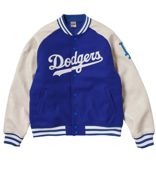 エムエルビー（MLB）スタンダード ロゴ PU メルトンジャケット ML2325FW0002-BLU｜スーパースポーツゼビオの通販｜&mall ...