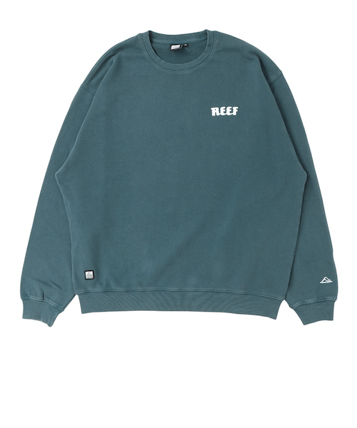 リーフ（REEF）ヘリテージ ウォッシュド クルーネック スウェット