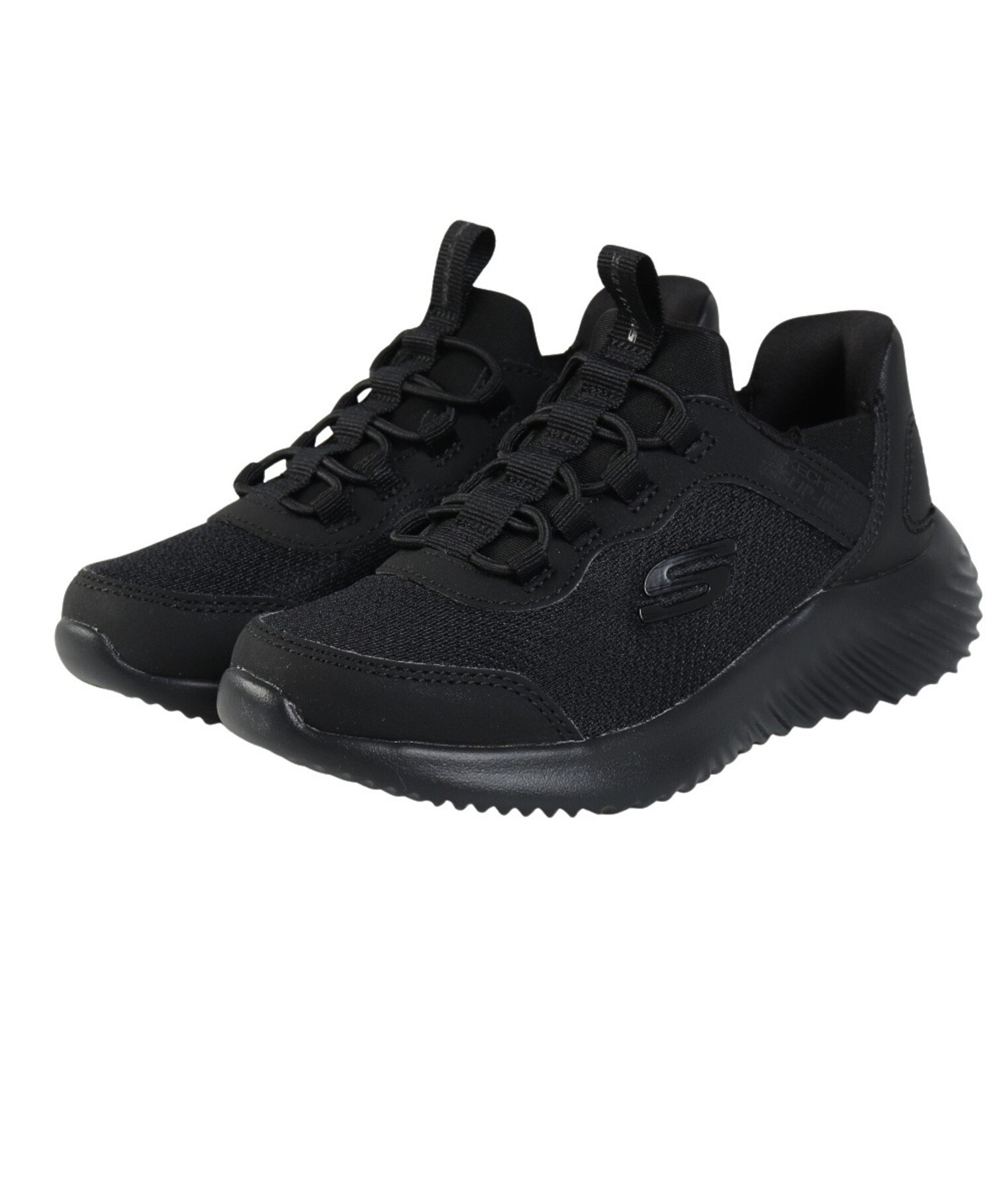 スケッチャーズ（SKECHERS）ジュニアスニーカー スポーツシューズ スリップインズ バウンダー ブリスクバースト ブラック 403822L ...