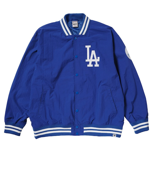 エムエルビー（MLB）スタンダード ロゴ PU メルトンジャケット