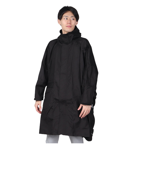 キウ（Kiu）レインコート ニュースタンダード レインポンチョ K163-900-R ブラック 収納袋付 防水ラミネート加工｜ヴィクトリアサーフアンドスノーの通販｜&mall（アンドモール ...