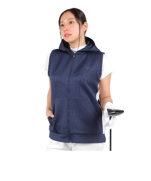 クランク（CLUNK）ゴルフウェア アウター 軽量 ジップアップベスト CL5RUK07 NVY｜ヴィクトリアゴルフの通販｜&mall（アンド ...