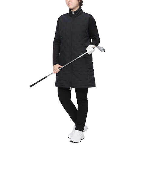 トミーアーマー( Armour)ゴルフウェア アウター 撥水 保温 ムーブ アップ ロングベスト TADK24F05… トミーアーマー（Tommy Armour）ゴルフウェア アウター 撥水 保温