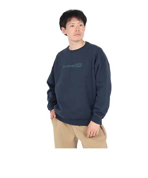 チャムス(CHUMS)オーバーサイズドビッグブービークルートップ CH00-1466-N001 トレーナー スウェット(Men… チャムス（CHUMS）オーバーサイズドビッグブービークルートップ CH00