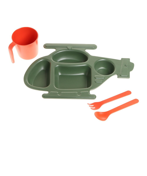 M&B キッズ プレート セット ヘリコプター K915-1274H BBQ｜ヴィクトリアエルブレスの通販｜&mall（アンドモール）三井ショッピングパーク公式通販