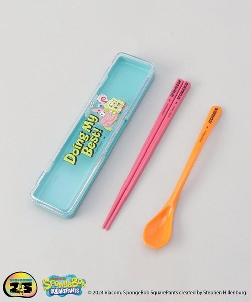 CHOPSTICKS&SPOON SET ＜SPONGE BOB スポンジ・ボブ＞｜トゥーワントゥーキッチンストアの通販｜&mall（アンド ...