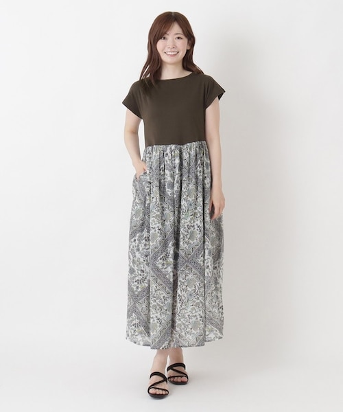 【ワンズテラスオリジナル】リゾート コンビワンピース｜ワンズテラスの通販｜&mall（アンドモール）三井ショッピングパーク公式通販