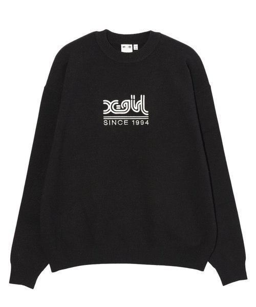EMBROIDERED LOGO KNIT TOP｜エックスガールの通販｜&mall（アンドモール）三井ショッピングパーク公式通販