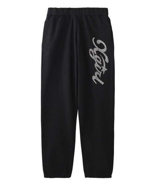 RHINESTONE STAR CURSIVE LOGO SWEAT PANTS｜エックスガールの通販｜&mall（アンドモール）三井 ...