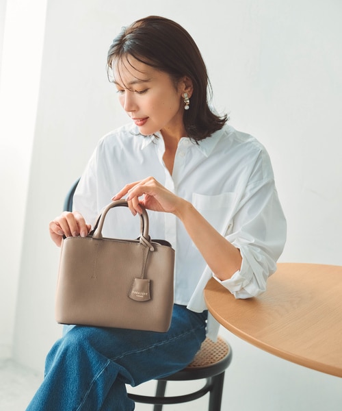 【TREASURE TOPKAPI】 フロントステッチ レザーミニショルダーバッグ｜トプカピの通販｜&mall（アンドモール）三井ショッピングパーク公式通販