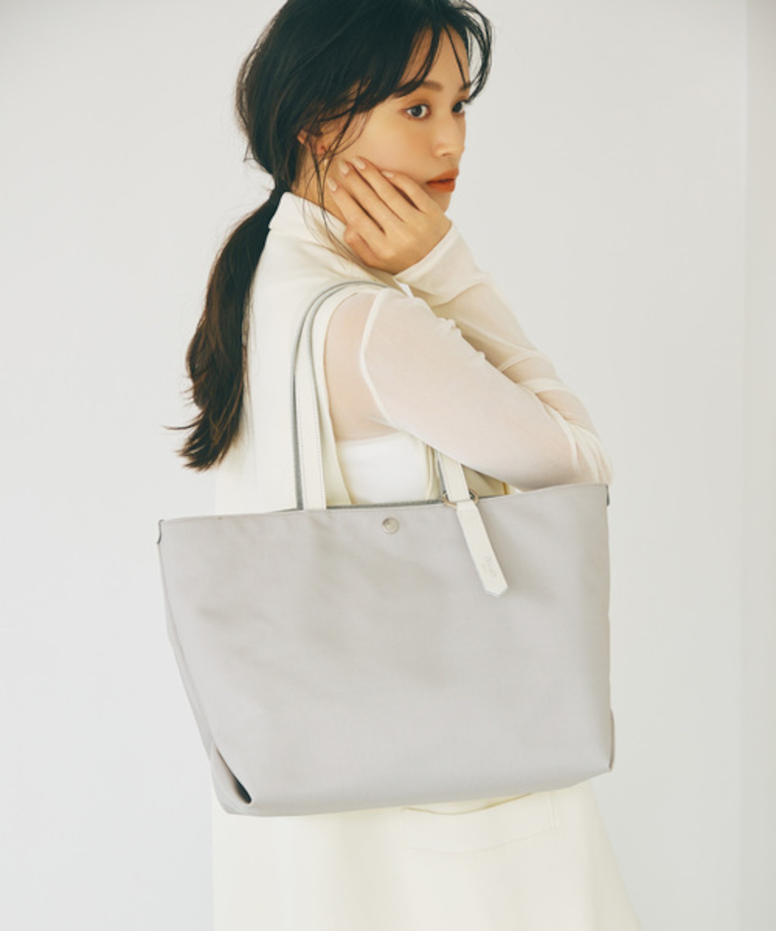 【Breath TOPKAPI】Aerial エアリアル ナイロン カラーストラップ付き A4 トートバッグ /軽量｜トプカピの通販｜&mall（アンドモール）三井ショッピングパーク公式通販