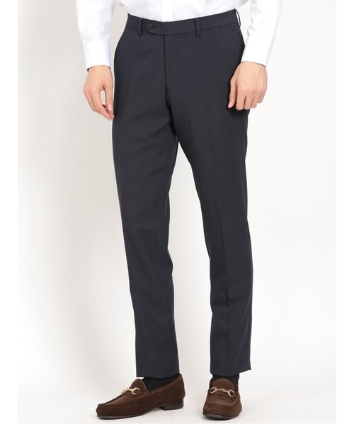 タカキュー トラベスト/TRABEST ノータックスラックス グレンチェック青｜タカキューの通販｜&mall（アンドモール）三井ショッピング ...