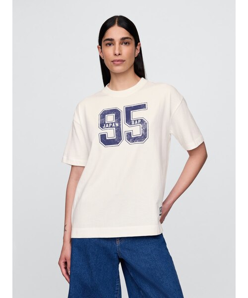 30th アニバーサリー オーバーサイズ GAPロゴTシャツ｜ギャップの通販｜&mall（アンドモール）三井ショッピングパーク公式通販