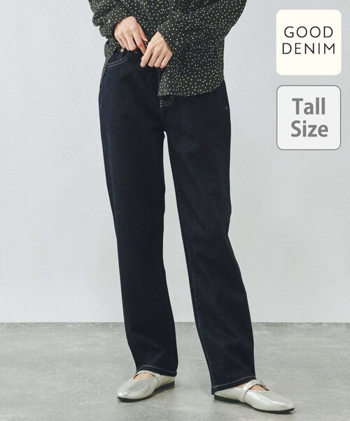 GOODデニムストレートパンツTall/209668｜グローバルワークの通販｜&mall（アンドモール）三井ショッピングパーク公式通販