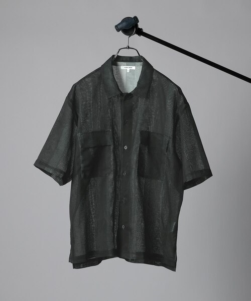 快適サマーシャツ/透かし柄/CLEAN MODE/287595｜グローバルワークの通販｜&mall（アンドモール）三井ショッピングパーク公式通販