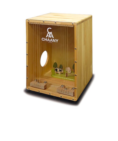 CHCC-NF [Natural Farm] カホン 両打面仕様 アクリル 愉快なモデル入り｜シマムラガッキの通販｜&mall（アンドモール ...