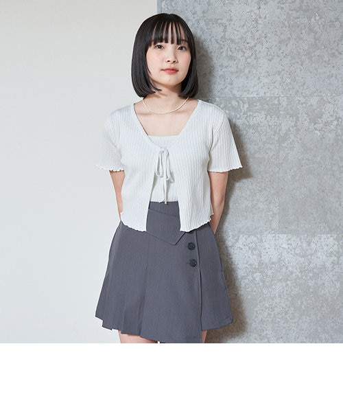 【DHOLIC】インナーつきラメカーデ【WEB・一部店舗限定】｜ラブトキシックの通販｜&mall（アンドモール）三井ショッピングパーク公式通販