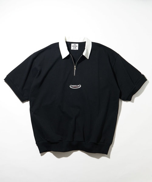 RUGBY HALF ZIP SS TEE/ハーフジップ/半袖｜フリークスストアの通販｜&mall（アンドモール）三井ショッピングパーク公式通販