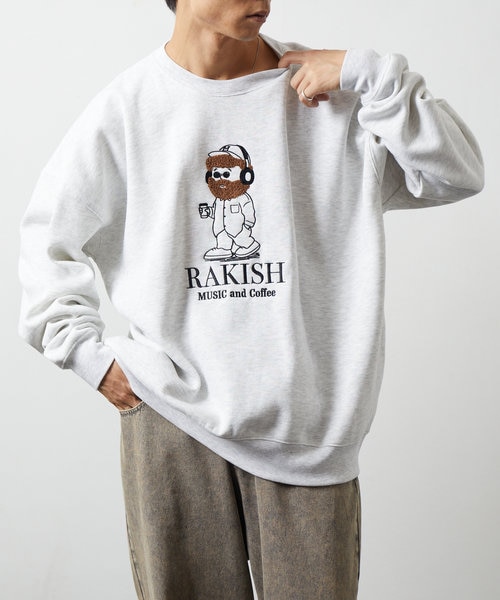 限定展開 ビッグシルエット フロント刺繍 クルーネック スウェット / RAKISH｜フリークスストアの通販｜&mall（アンドモール）三井 ...