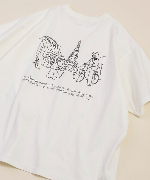 tombonia 別注 Paris トラベル半袖Tシャツ｜フリークスストアの通販｜&mall（アンドモール）三井ショッピングパーク公式通販