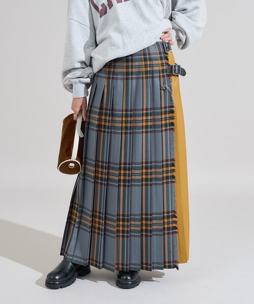 別注Combination Fashion Maxi Kilt/コンビネーション ファッション マキシ キルト｜フリークスストアの通販 ...