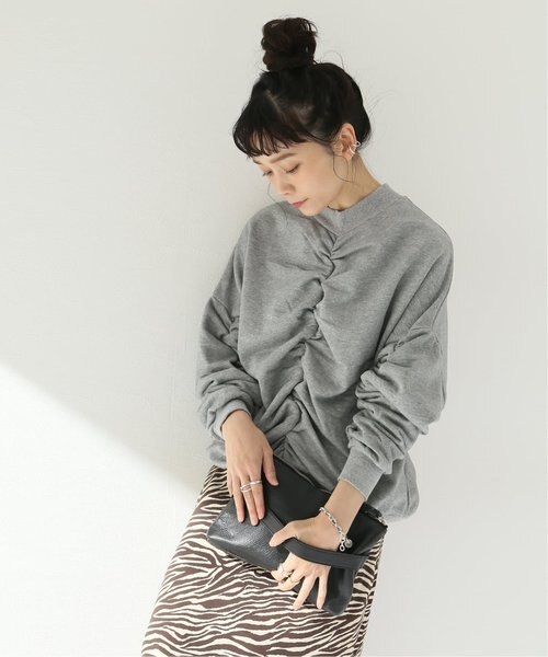 【KLOKE /クローク】FUSE RUCHED SWEATER：スウェット｜ジャーナルスタンダード レリュームの通販｜&mall（アンド ...