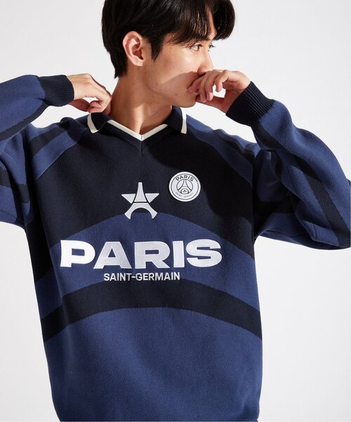 【Paris Saint-Germain / パリ・サン＝ジェルマン】 JP PARIS GAME KNIT｜フォーワンセブン スローブイエナ ...