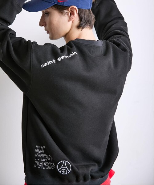 【Paris Saint-Germain / パリ・サン＝ジェルマン】 JP Knit-Like Script Sweat｜フォーワンセブン ...