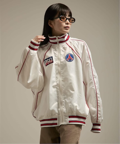 【Paris Saint-Germain / パリ・サン＝ジェルマン】 JP Iconic Satin Zip｜フォーワンセブン スローブイ ...