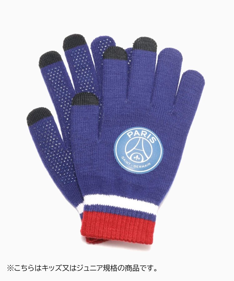【Paris Saint-Germain / パリ・サン＝ジェルマン】 JUSTICE knit gloves｜フォーワンセブン スローブイ ...