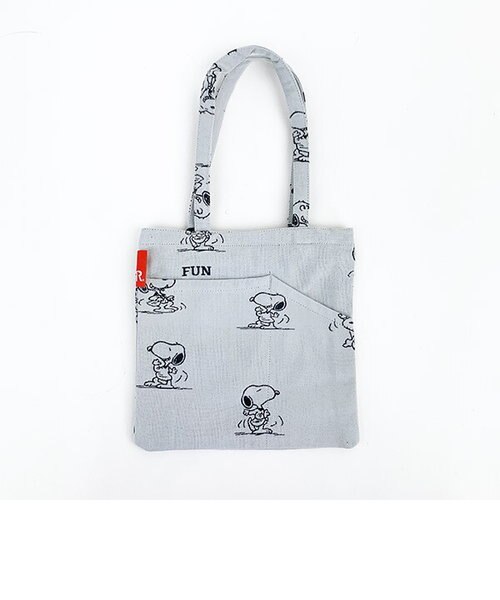 スヌーピー ジャガードトートバッグ (グレー) ルートート (ROOTOTE) SNOOPY｜パーフェクトワールドの通販｜&mall（アンドモール）三井ショッピングパーク公式通販