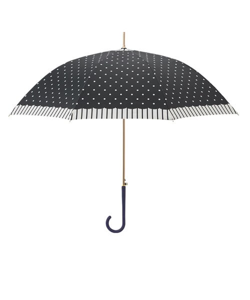 【当商品送料無料】傘 レディース ブランド 長傘 ジャンプ 耐風 はっ水 撥水 @quas hack アクアスハック 超撥水 60cm 8本骨｜バックヤードファミリーの通販｜&mall（アンド ...