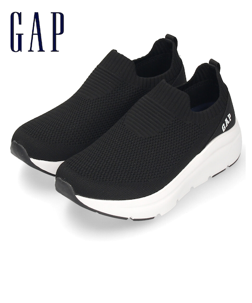 ギャップ スニーカー レディース GPU22517 スリッポン 厚底 軽い メッシュ素材 通気性 クッション性 シンプル ベージュ ブラック デイリー GAP｜パレードの通販｜&mall ...