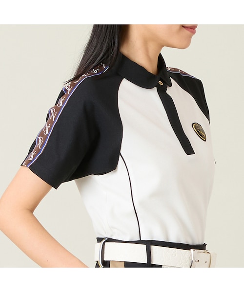 レディース】配色半袖ポロシャツ｜ニッサゴルフの通販｜&mall（アンド