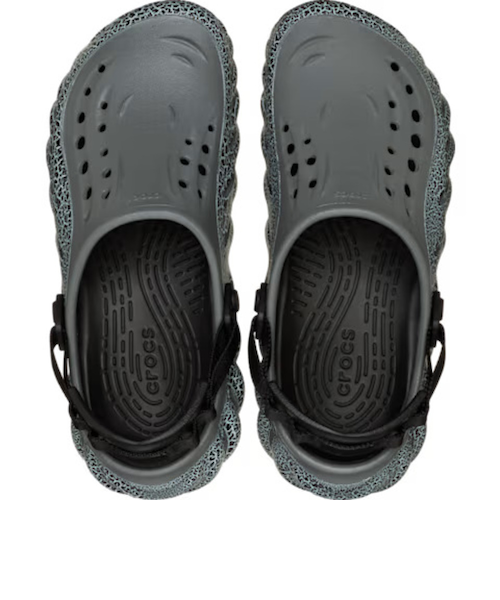 クロックス(crocs)サンダル エコー クラックル クロッグ Slate Grey ダークグレー 211630-0DA スポ… クロックス（crocs）サンダル エコー クラックル クロッグ Slate Grey