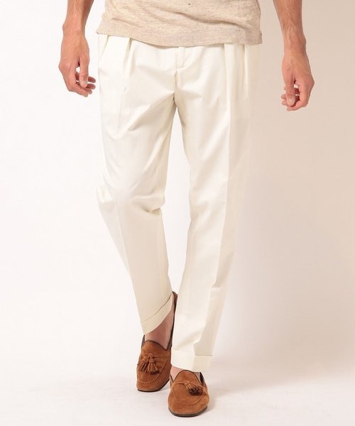 BERWICH】コットンチノストレッチスラックス｜メンズビギの通販｜&mall
