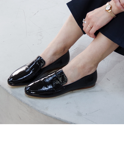 FABIO RUSCONI ファビオ ルスコーニ】 クラシックフラットローファー