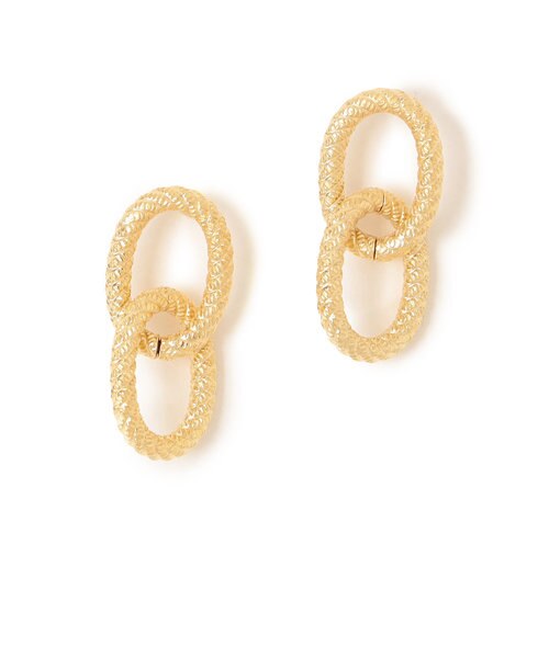 DOSON: オーバル チェーン ピアス | SHIPS（シップス）の通販 - &mall