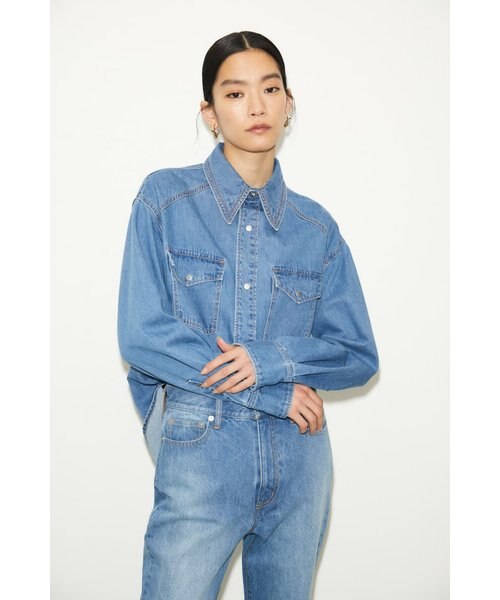 【THROW】OVER LOOSE DENIM SH-A | SLY（スライ）の通販 - &mall