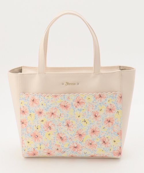 【A4サイズ収納可】ミスティーフローラル トートバッグ | Feroux（フェルゥ）の通販 - &mall