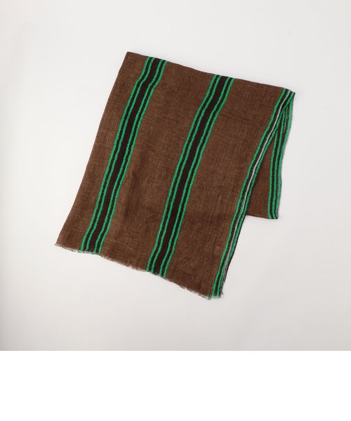 【LOVAT&GREEN/ロバット&グリーン】リネンビビットストライプストール | NOLLEY'S（ノーリーズ）の通販 - &mall