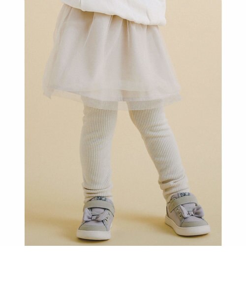 キラキラ ラメ チュール ウエスト リボン スカッツ (80~120cm) | BEBE ONLINE STORE（ベベ オンライン ストア）の通販 - &mall