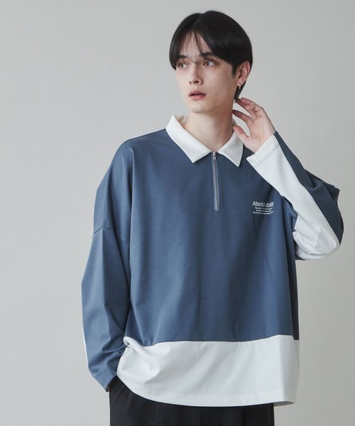 ドルマンポンチハーフジップロンT | WEGO（ウィゴー）の通販 - &mall